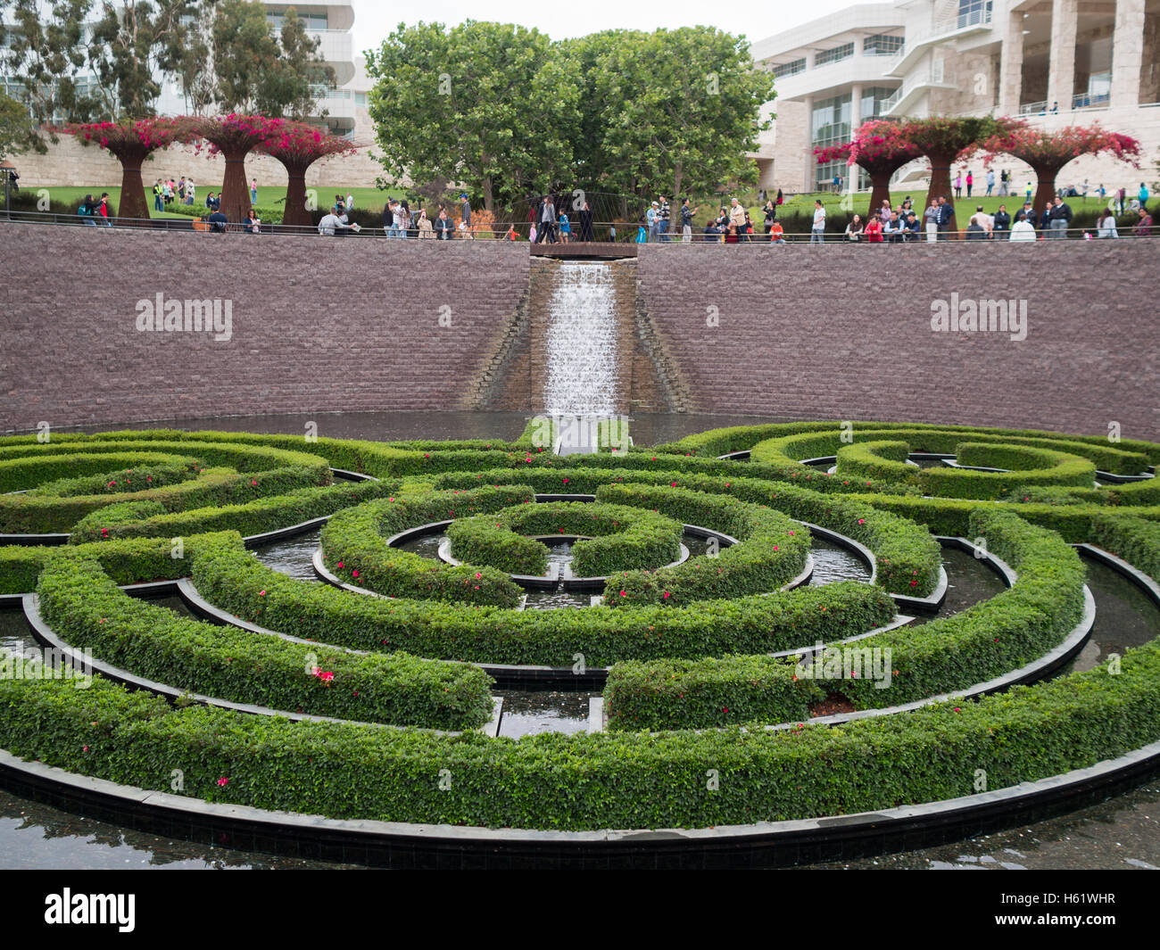Getty museum garden hi-res stock photography and images - Alamy