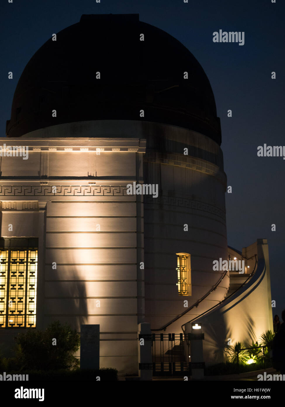 Griffith Observatory at night Stock Photo - Alamy