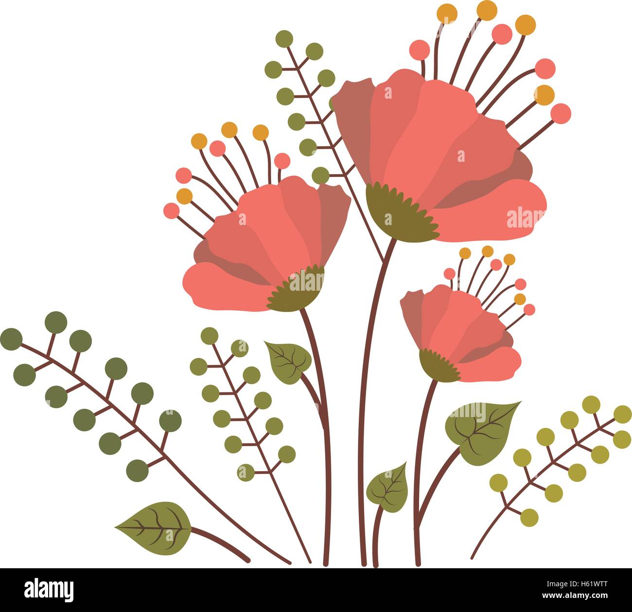 beautiful flower icon Stock Vector Image & Art - Alamy