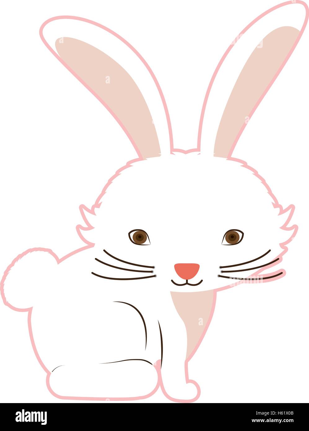 rabbit animal cartoon Stock Vector Image & Art - Alamy