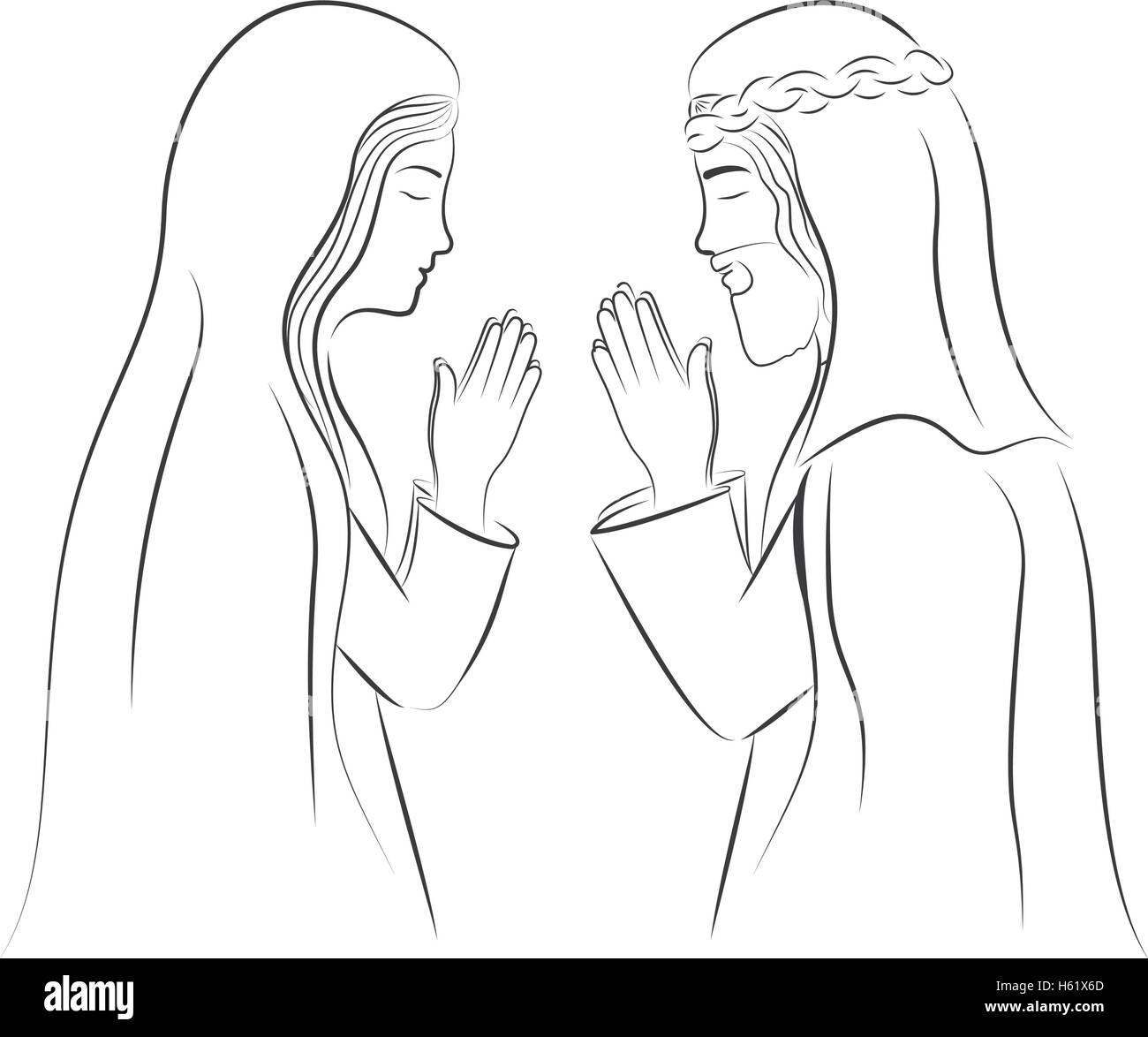 virgin mary design Stock Vector Image & Art - Alamy