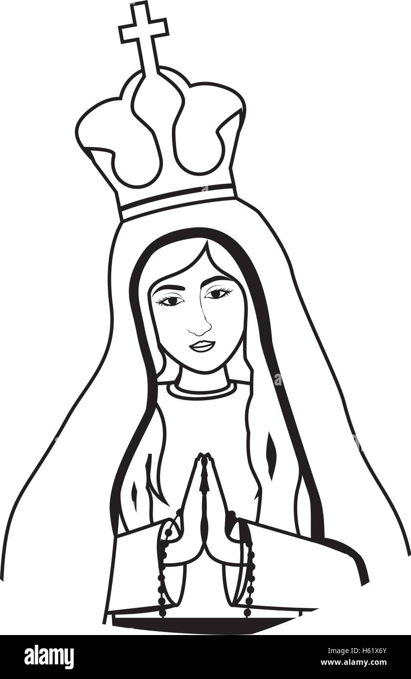 virgin mary design Stock Vector Image & Art - Alamy