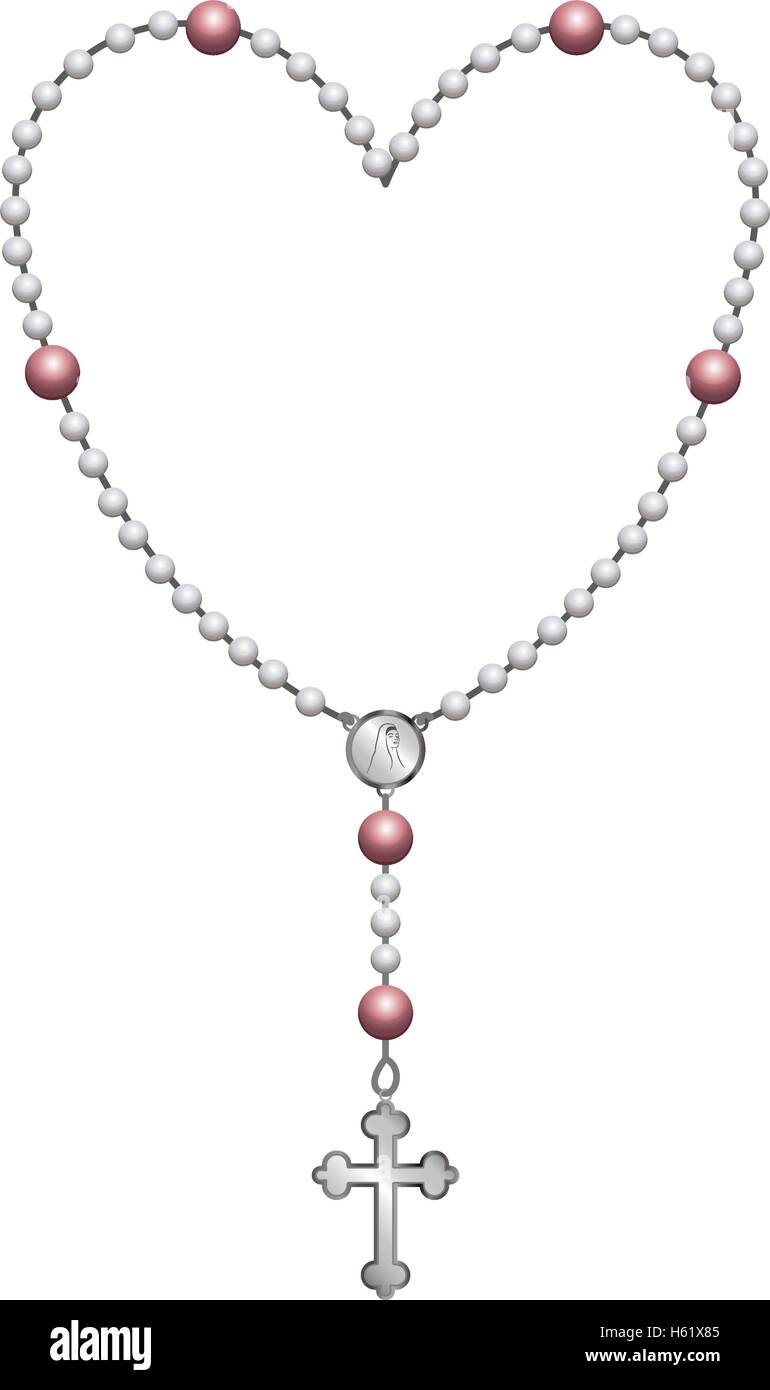 holy rosary design Stock Vector Image & Art - Alamy