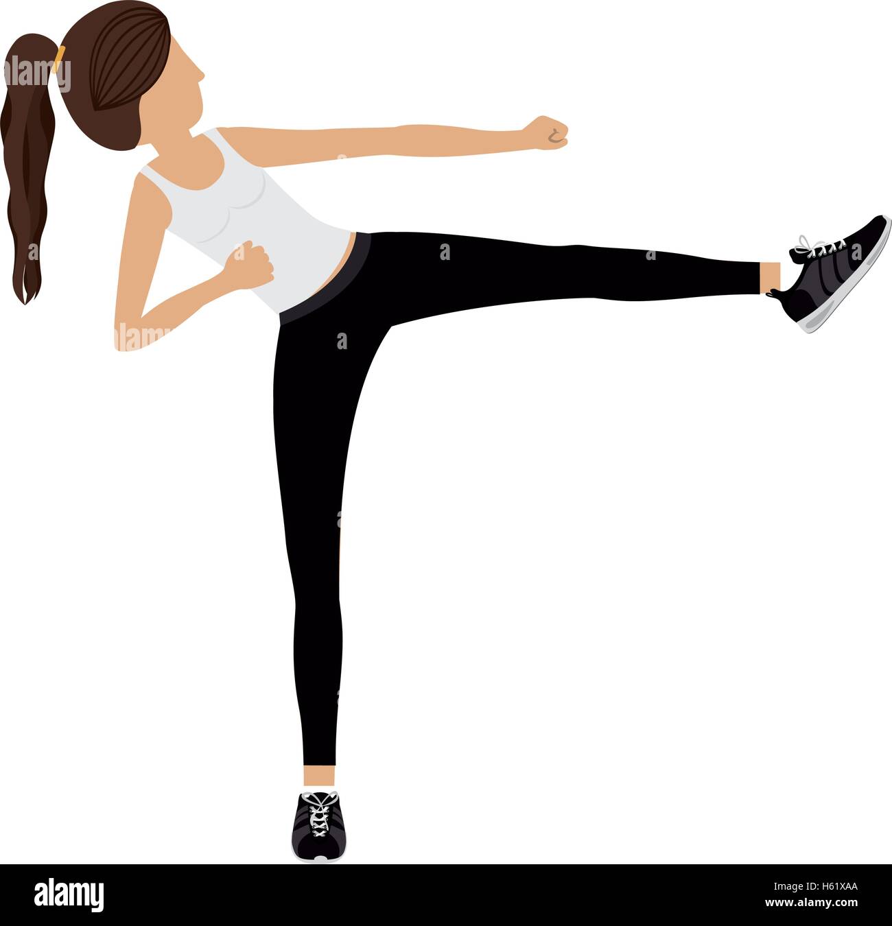 Kick tail Stock Vector Images - Alamy