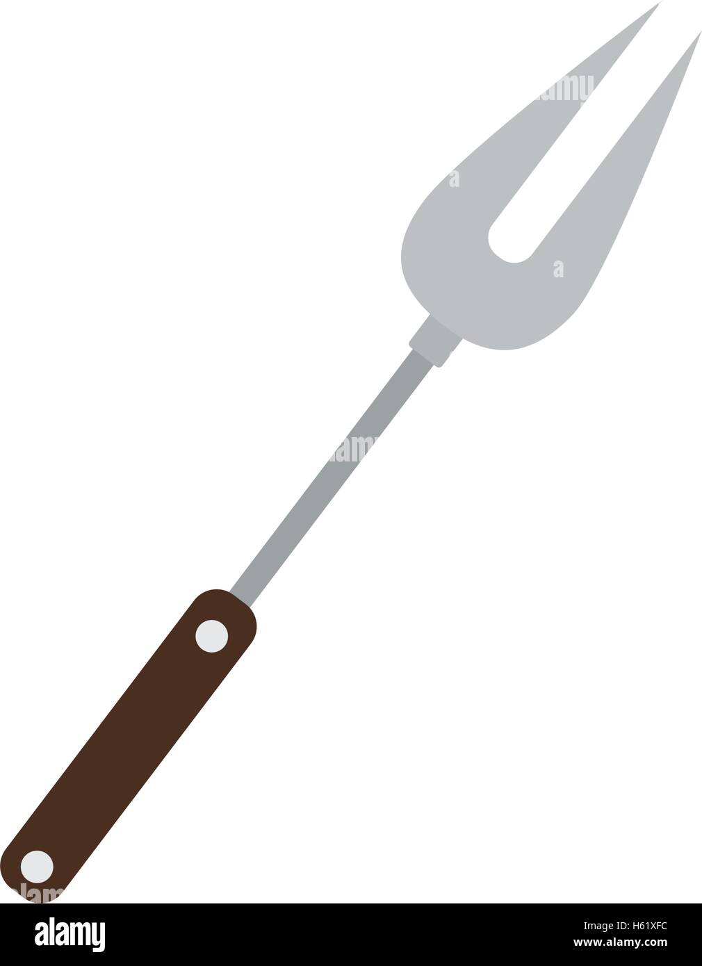 Big wooden fork Stock Vector Images - Alamy