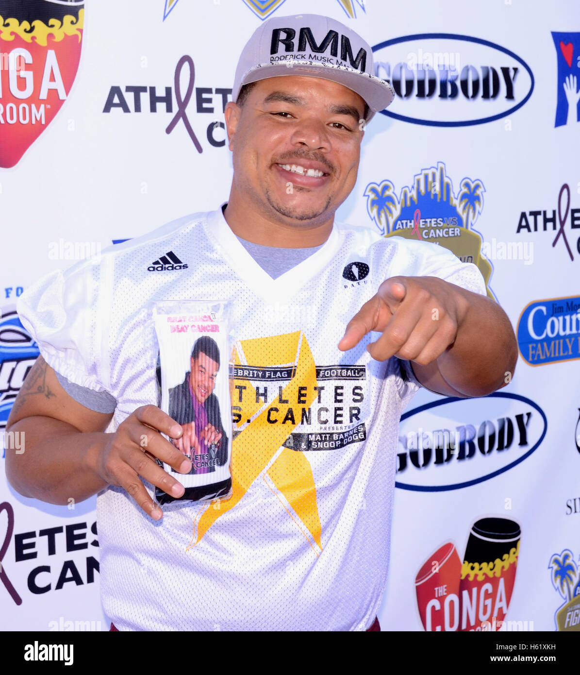 Red Grant arrived at the Athletes Vs. Cancer Celebrity Flag Football ...