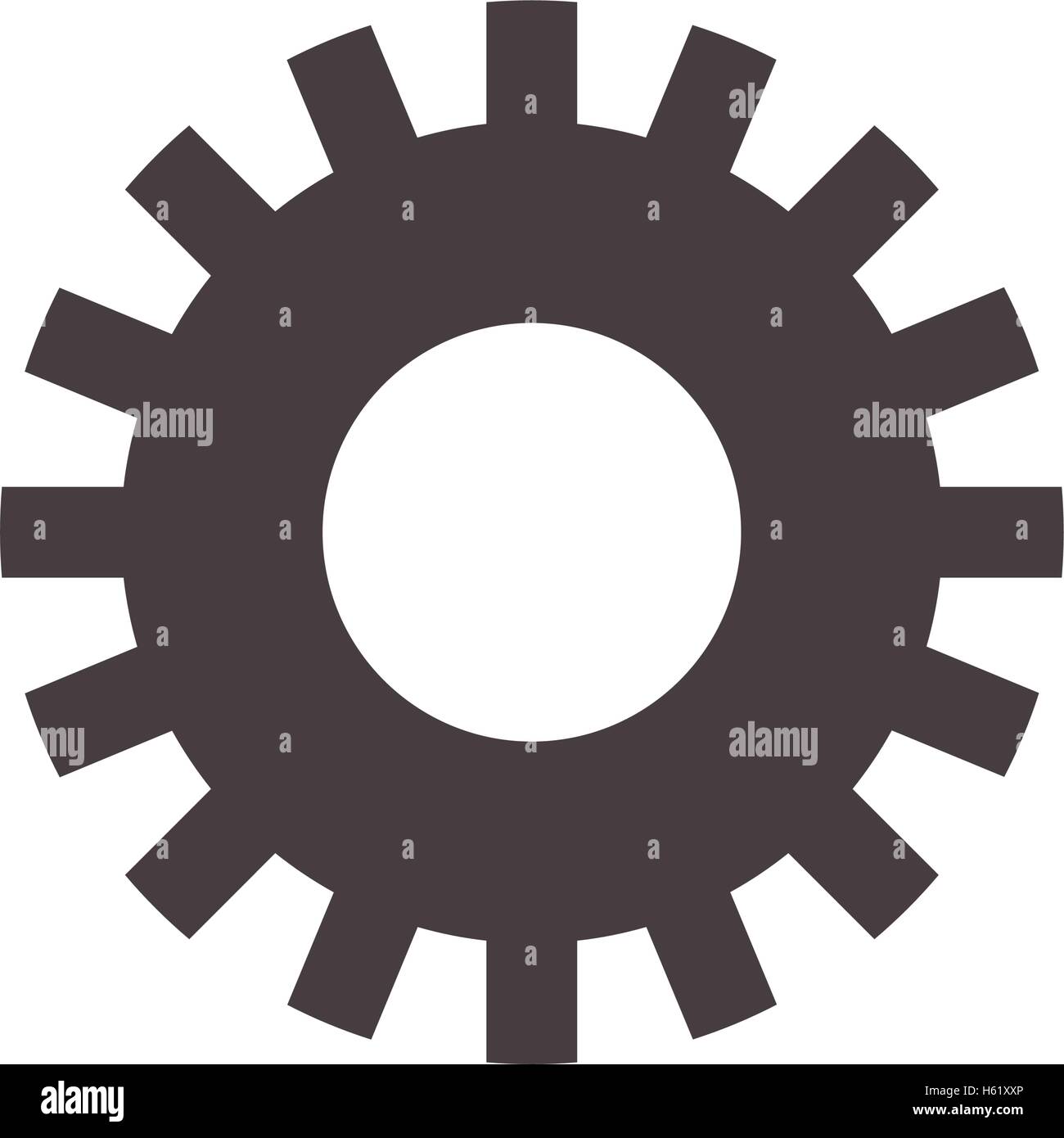 gear wheel icon Stock Vector Image & Art - Alamy