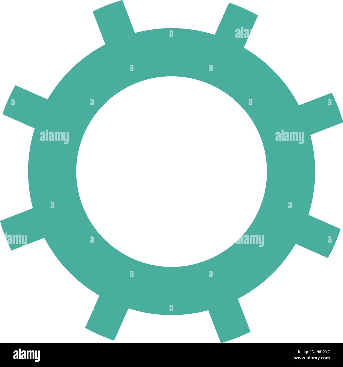 gear wheel icon Stock Vector Image & Art - Alamy