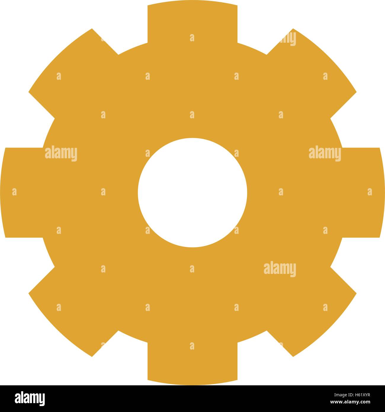 gear wheel icon Stock Vector Image & Art - Alamy
