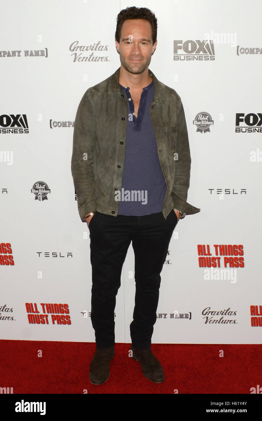 Actor Chris Diamantopoulos attends the Los Angeles Premeire of Gravitas ...