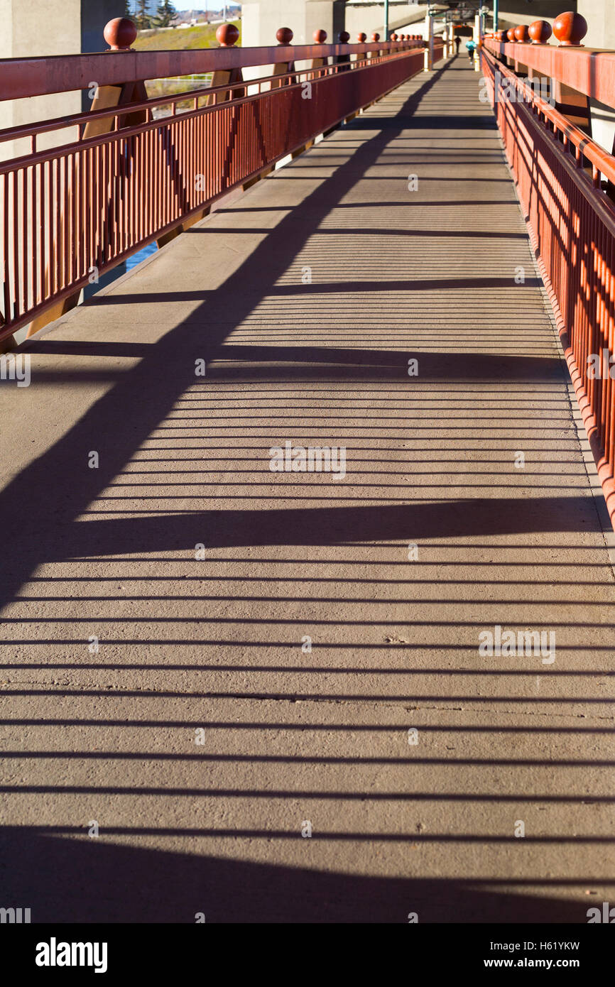 Pedestrian walkway underneath Crowchild Trail Bridge Stock Photo - Alamy