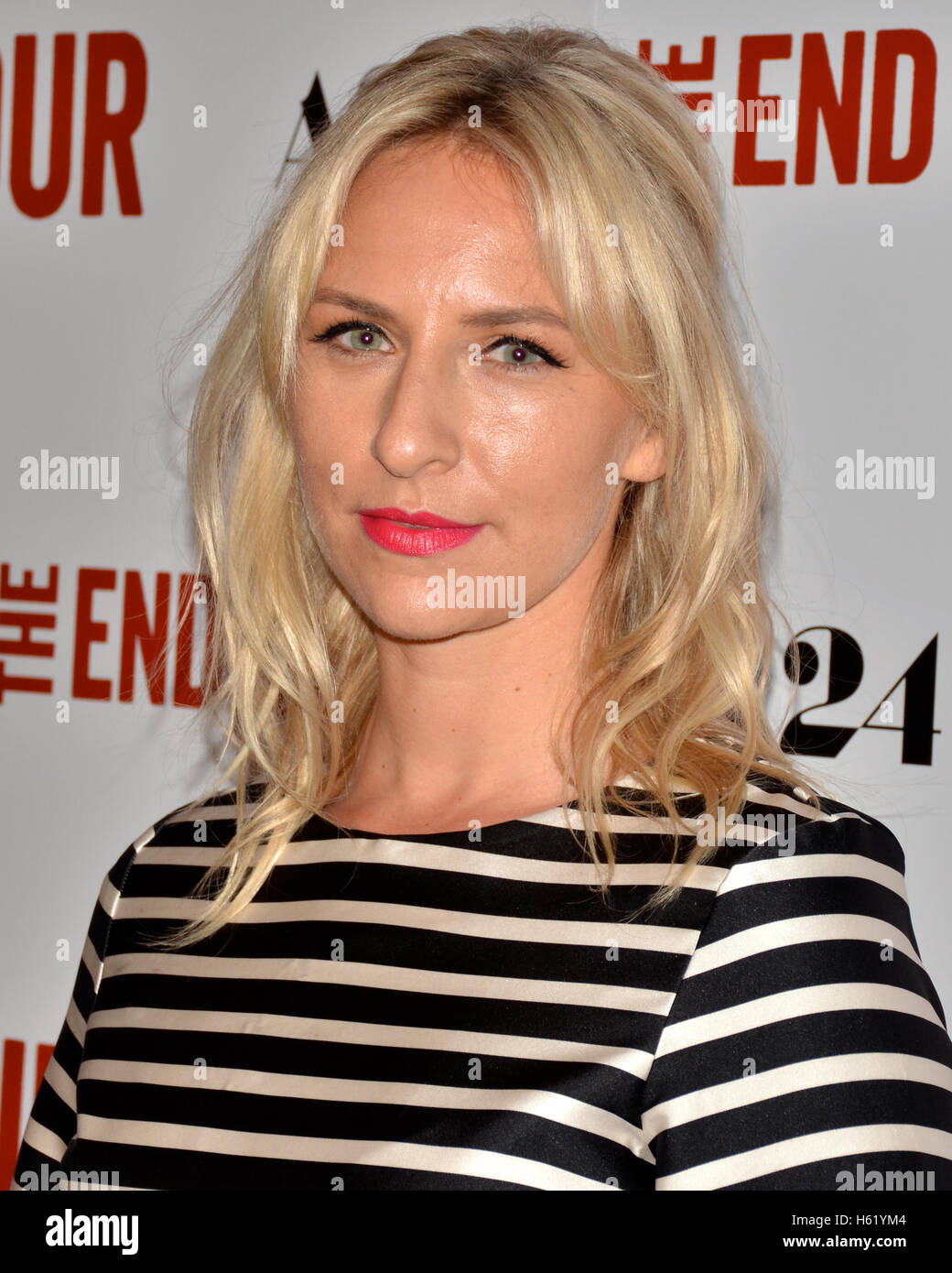 Mickey Sumner attended the Los Angeles Premiere of "'The End Of The ...