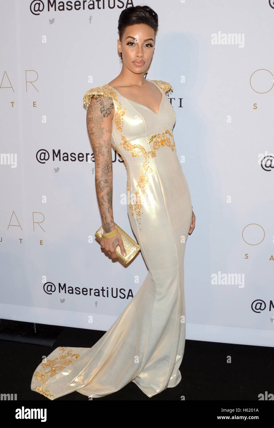 AzMarie Livingston arrives at the Oscar Salute Hosted By Kevin Hart ...