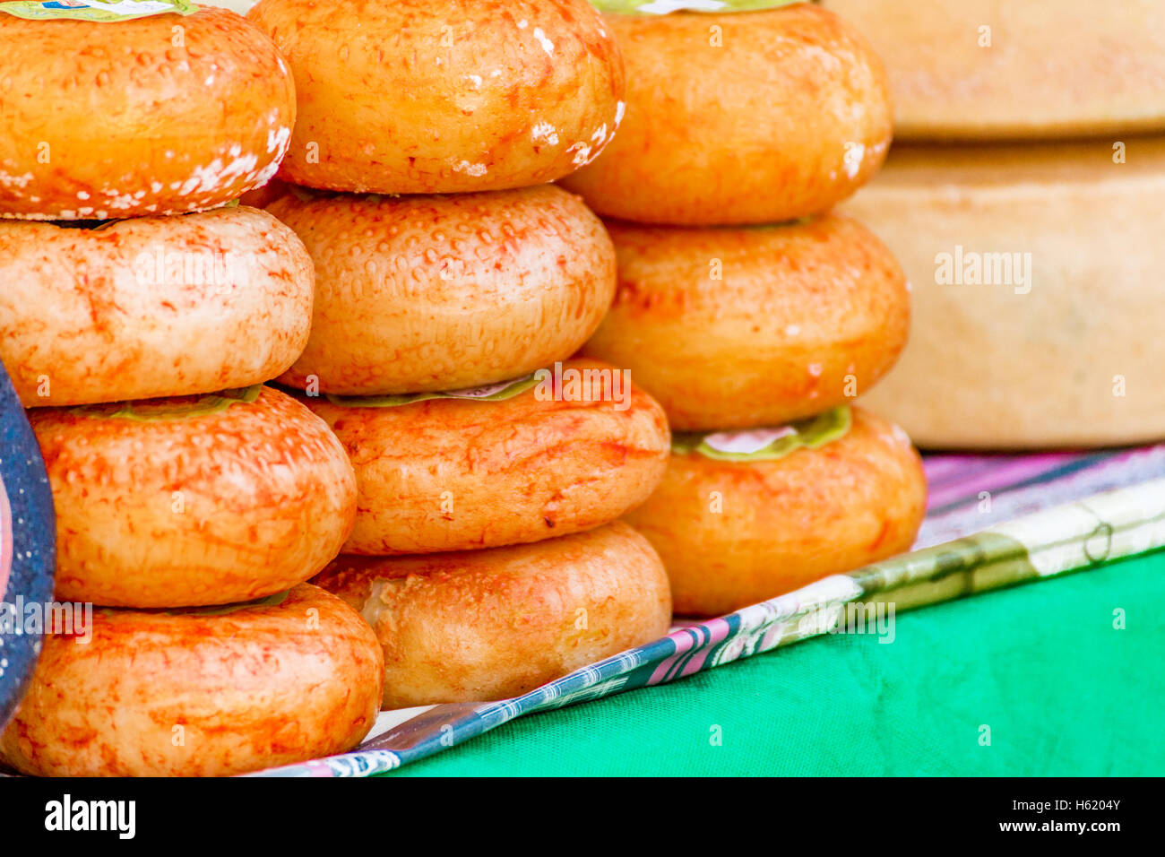 forms of seasoned Italian cheese Stock Photo - Alamy
