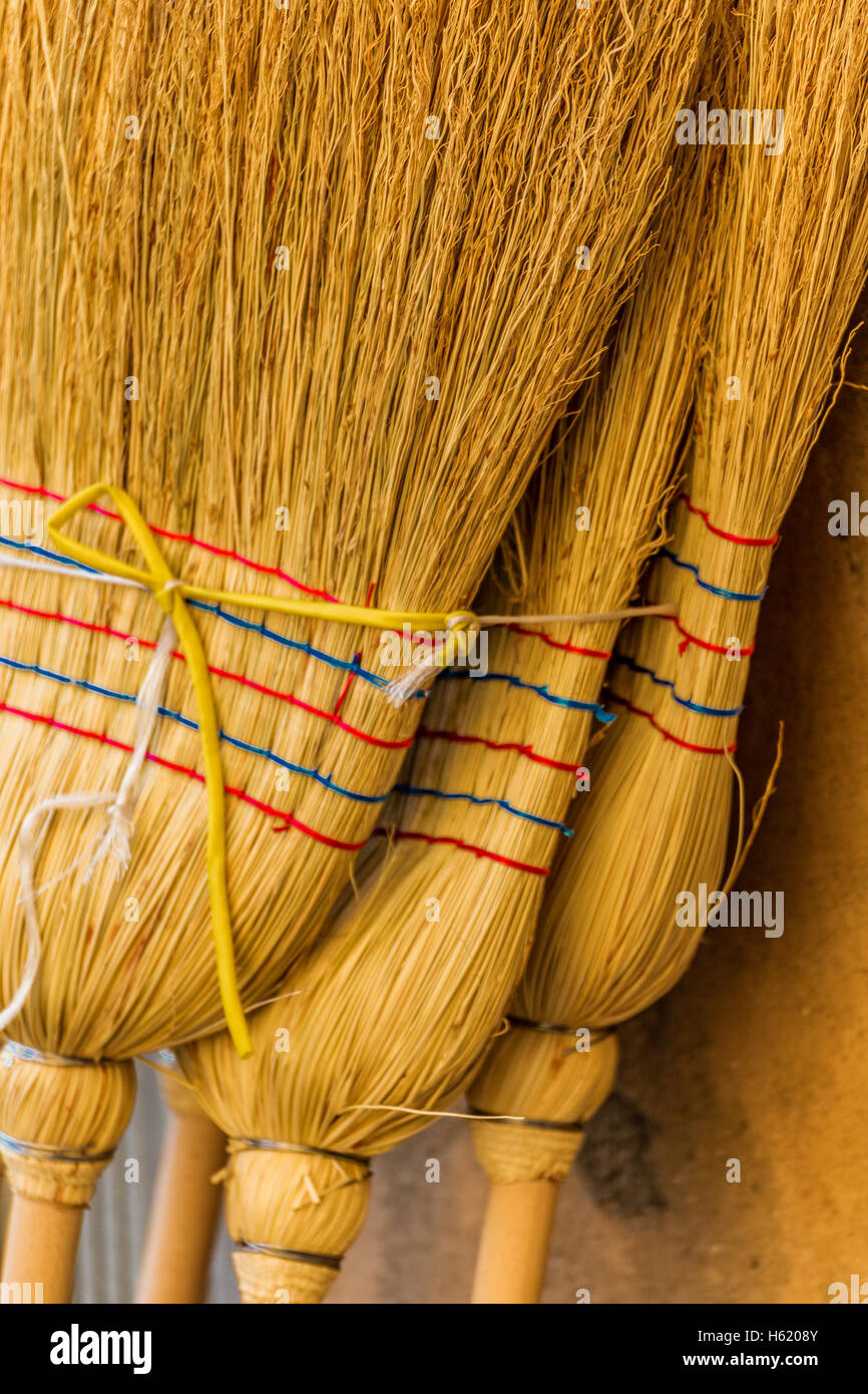 Corn brooms hi-res stock photography and images - Alamy