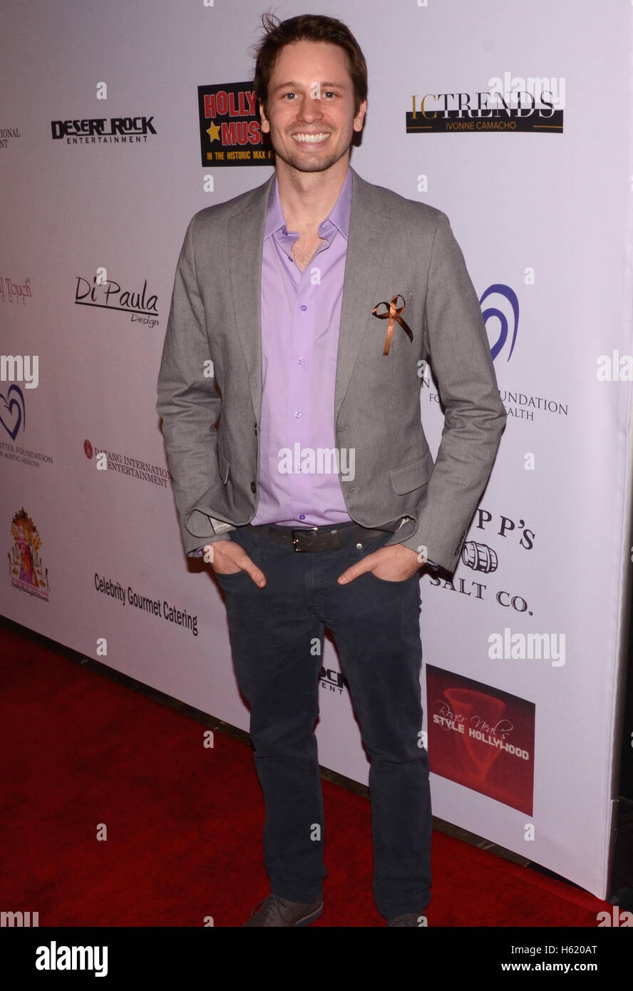 Tyler Ritter arrives at the 1st Annual Roger Neal Style Hollywood Oscar ...