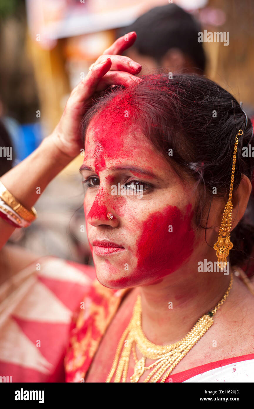 Sindoor Khela (Amitayu) The Last Ritual for Bengali Married Women on Vijayadashami Durga puja ...