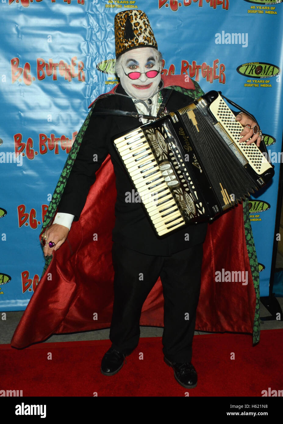 Count Smokula, aka Robert Miles arrives at the "BC Butcher" World ...