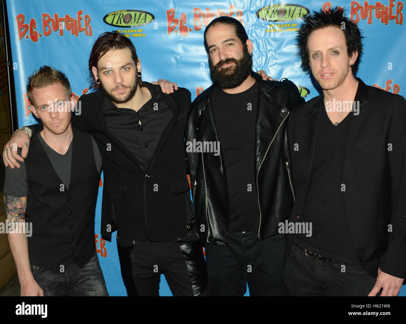 Them Guns arrives at the "BC Butcher" World Premiere at the Egyptian ...