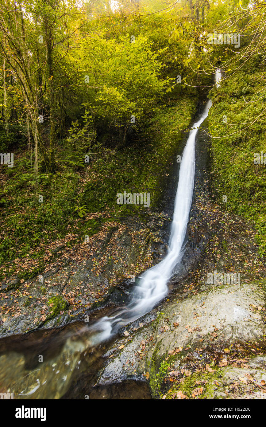 White Lady Waterfall Devon High Resolution Stock Photography and Images ...