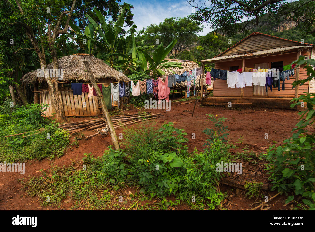 Rural village in Pinar del Rio province in western Cuba Stock Photo - Alamy
