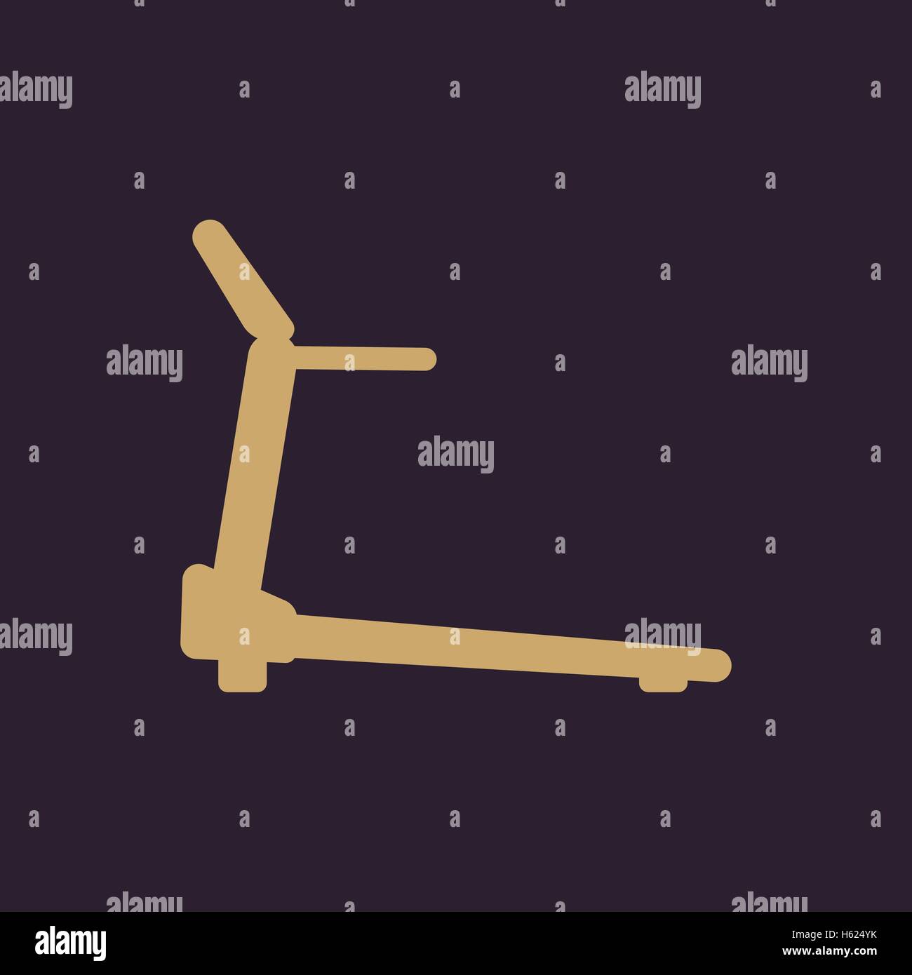 Cross trainer machine icon. Running symbol Stock Vector Image & Art - Alamy