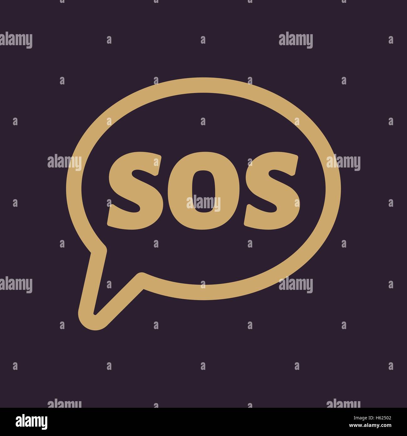 The sos icon. Help symbol. Flat Stock Vector Image & Art - Alamy