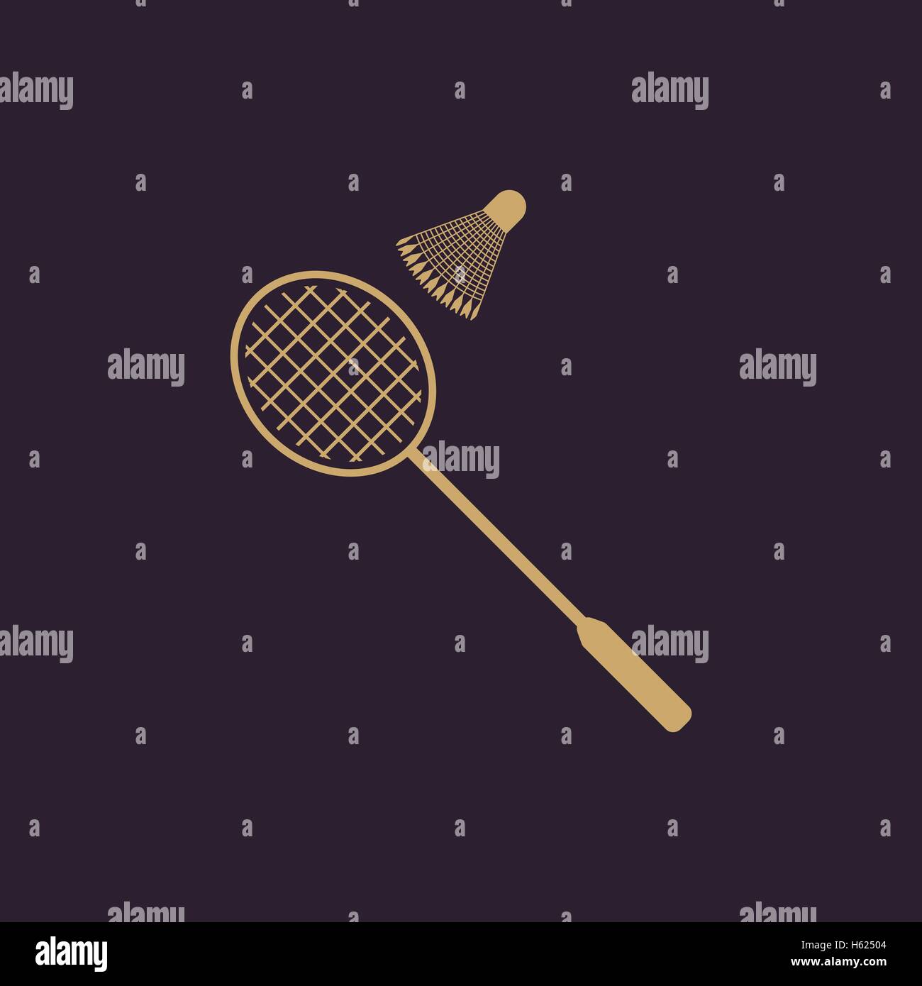Badminton icon hi-res stock photography and images - Alamy