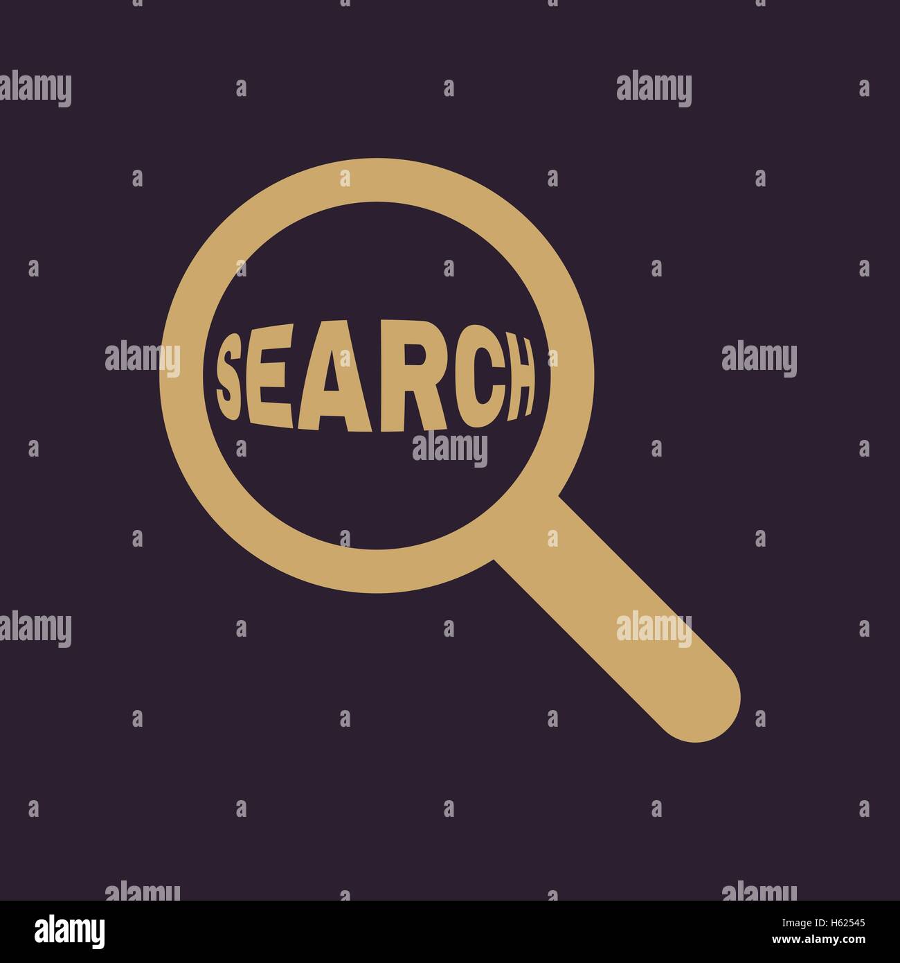 Search icon. Magnifier symbol. Flat Stock Vector Image & Art - Alamy