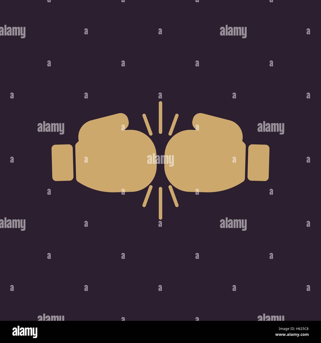The boxing icon. Sport symbol. Flat Stock Vector Image & Art - Alamy