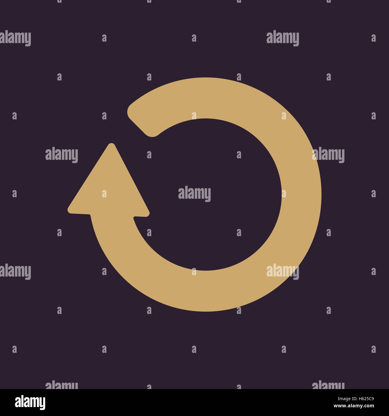 Refresh icon loading symbol flat hi-res stock photography and images ...