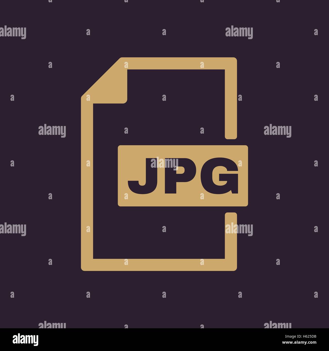 The JPG icon. File format symbol. Flat Stock Vector Image & Art - Alamy