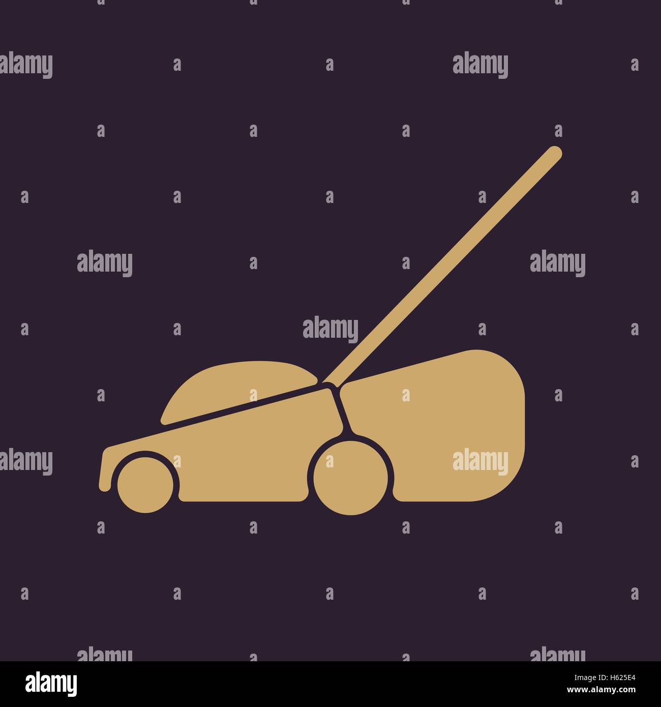 Lawnmower grass cutting machine Stock Vector Images - Alamy