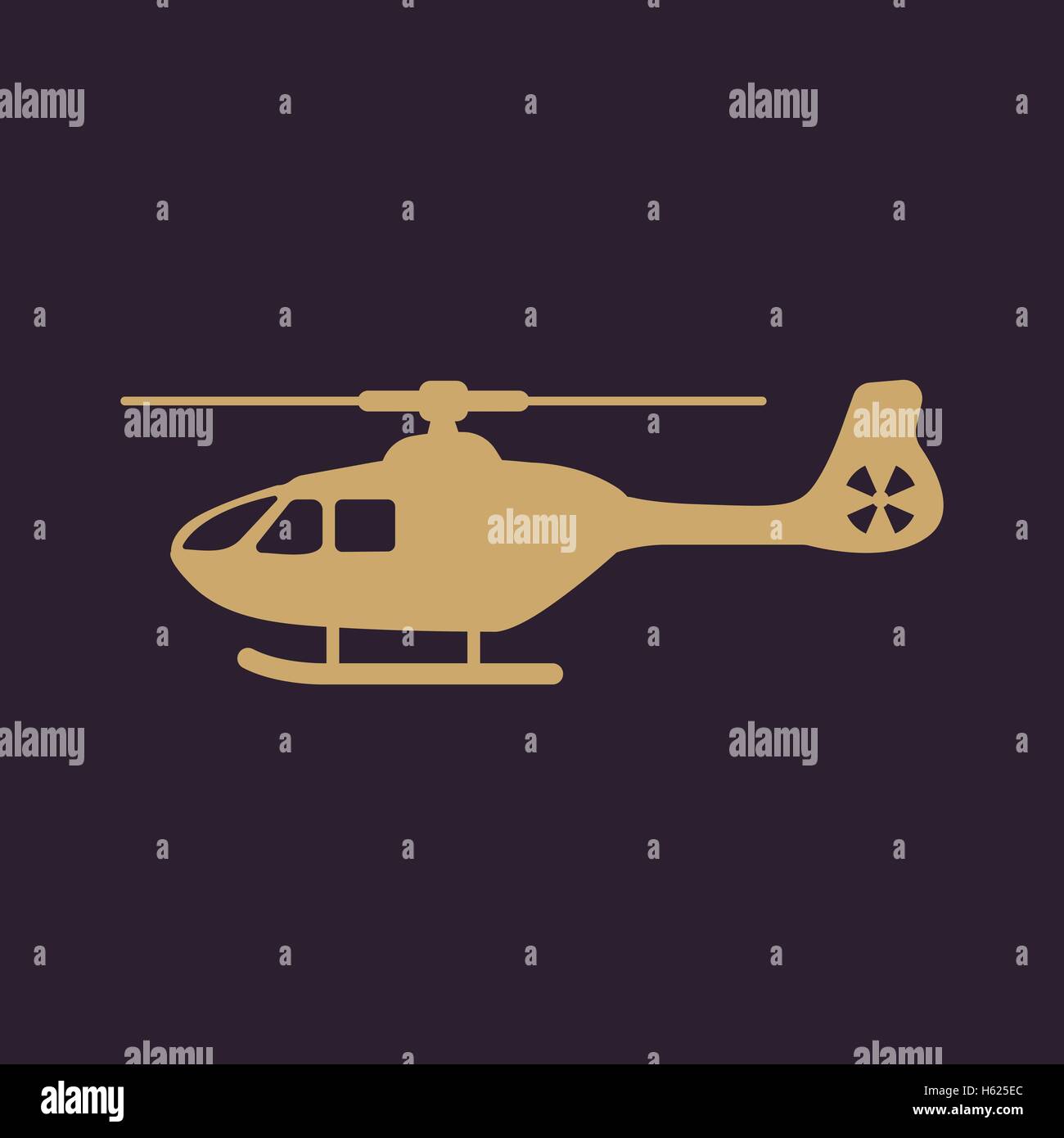 Front view of helicopter Stock Vector Images - Alamy