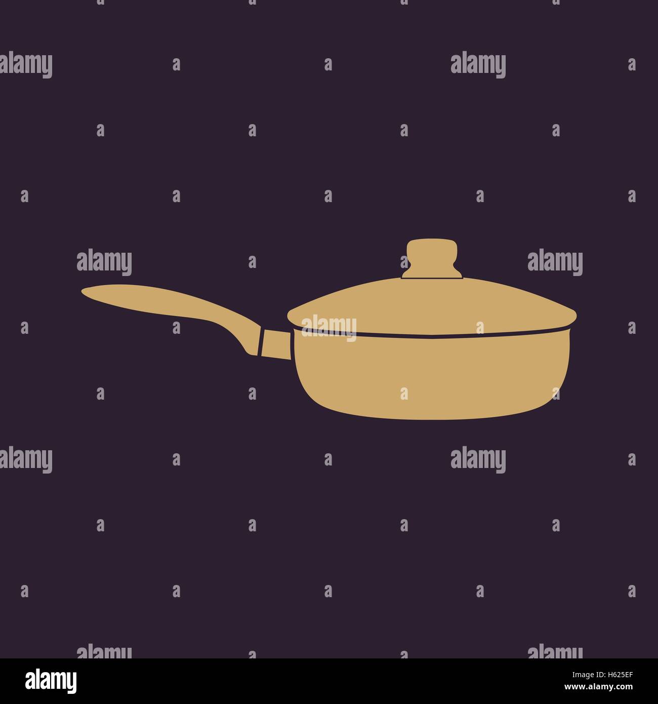 The pan icon. Dripping Pan symbol. Flat Stock Vector Image & Art - Alamy