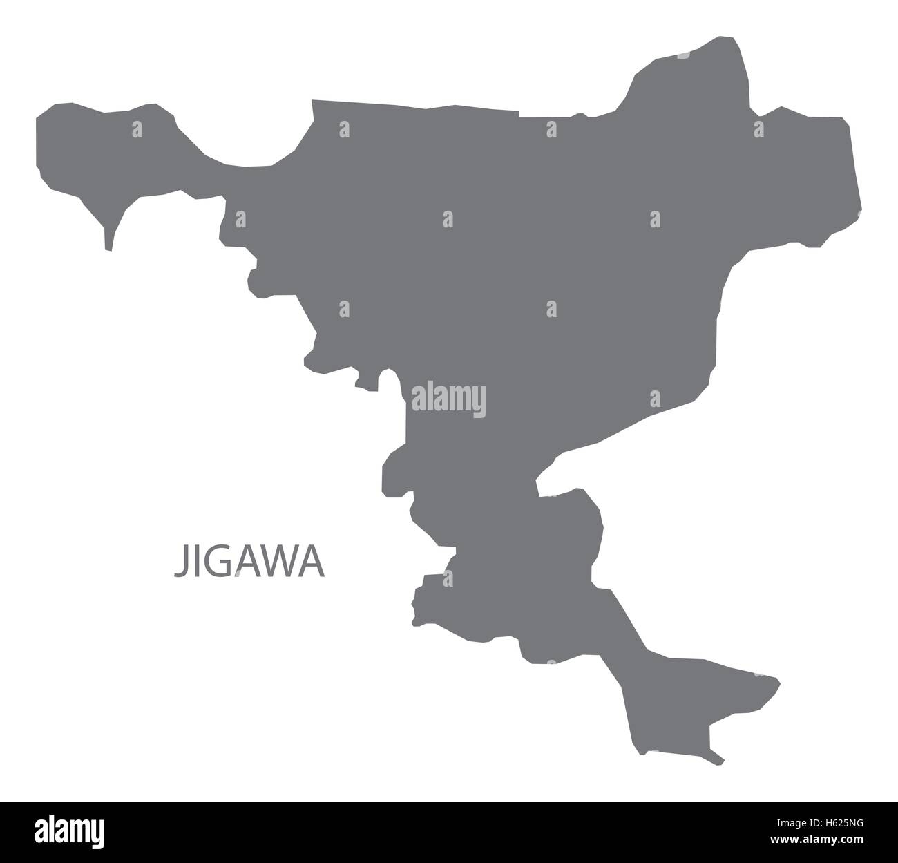 Jigawa map hi-res stock photography and images - Alamy
