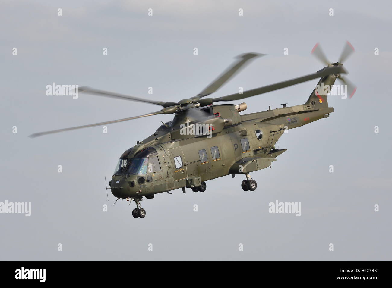 Royal Navy Agusta Westland EH101 Merlin HC.3 ZJ131 helicopter at ...