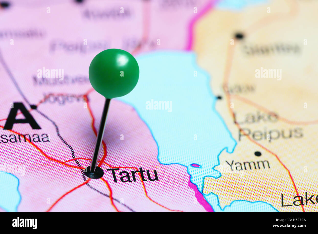 Tartu city map hi-res stock photography and images - Alamy