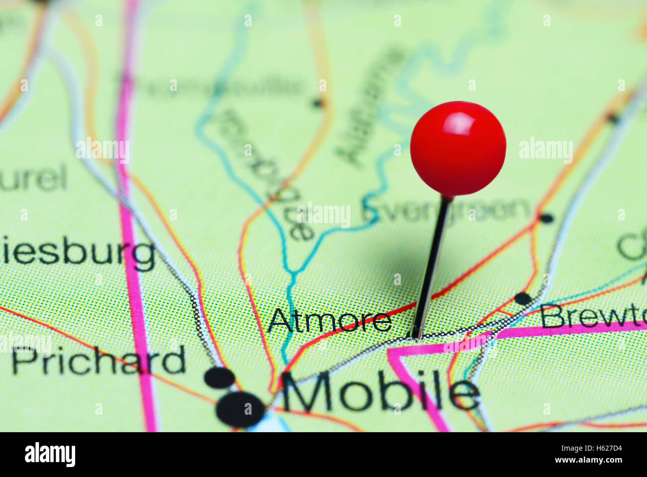 Political map of alabama hi-res stock photography and images - Alamy