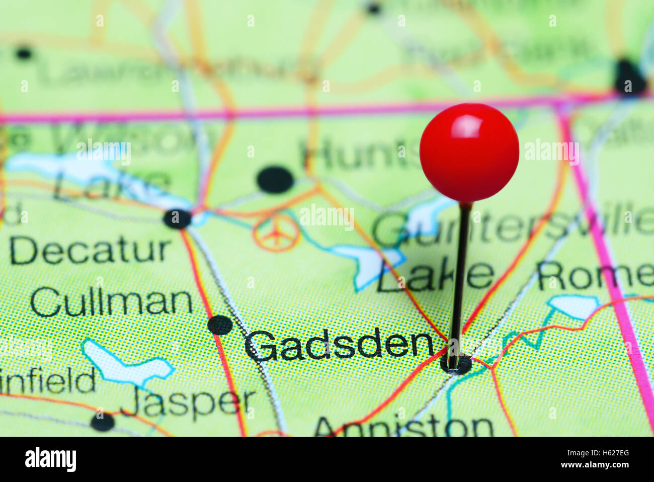 Gadsden map hi-res stock photography and images - Alamy