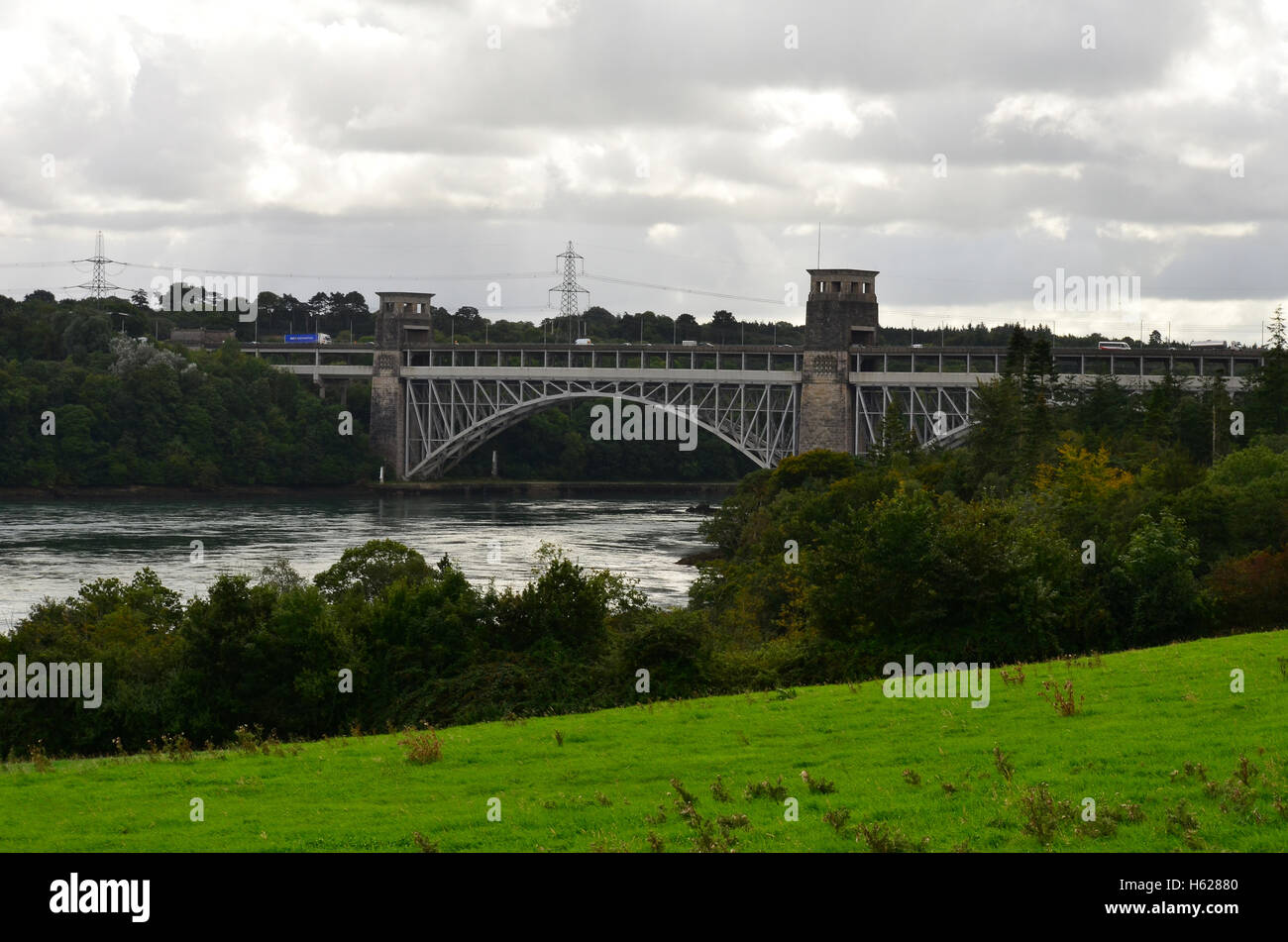 Church island menai bridge hi-res stock photography and images - Alamy