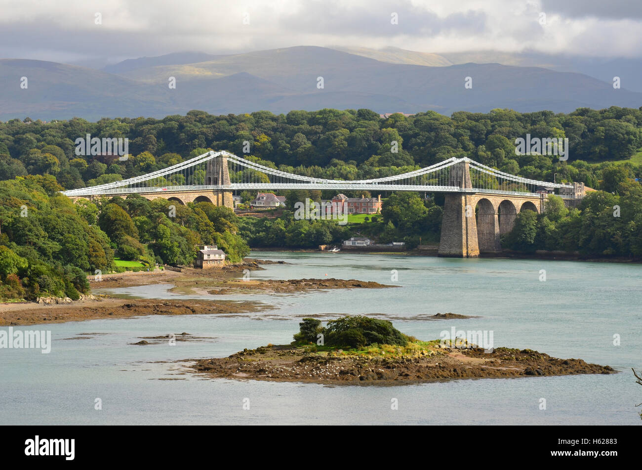 Church island menai bridge hi-res stock photography and images - Alamy