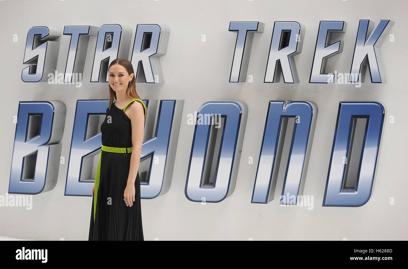 Anglo-American actress Lydia Wilson attends the UK Premiere of Star ...