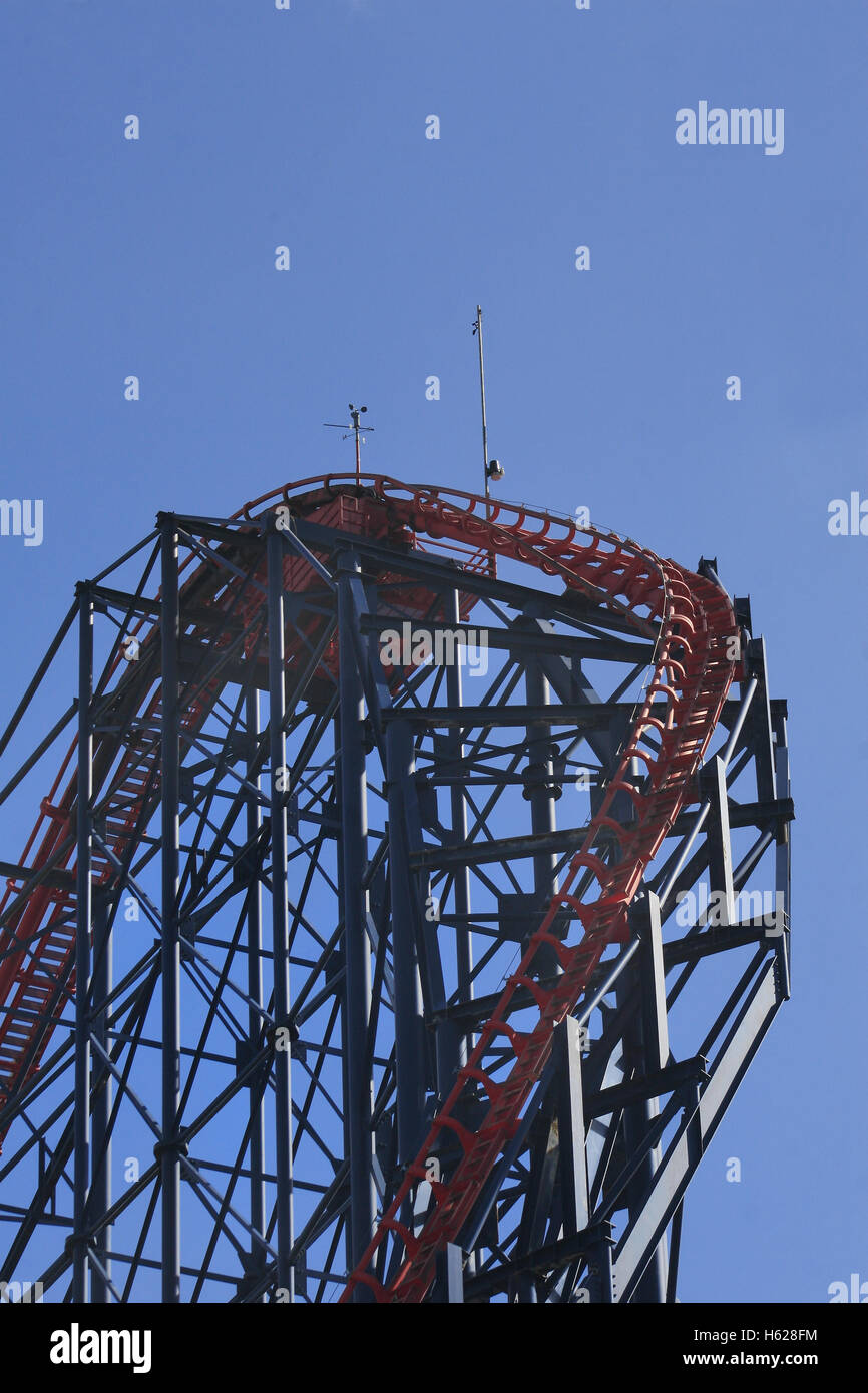 pepsi max rollercoaster, Blackpool, Lancashire,UK Stock Photo - Alamy