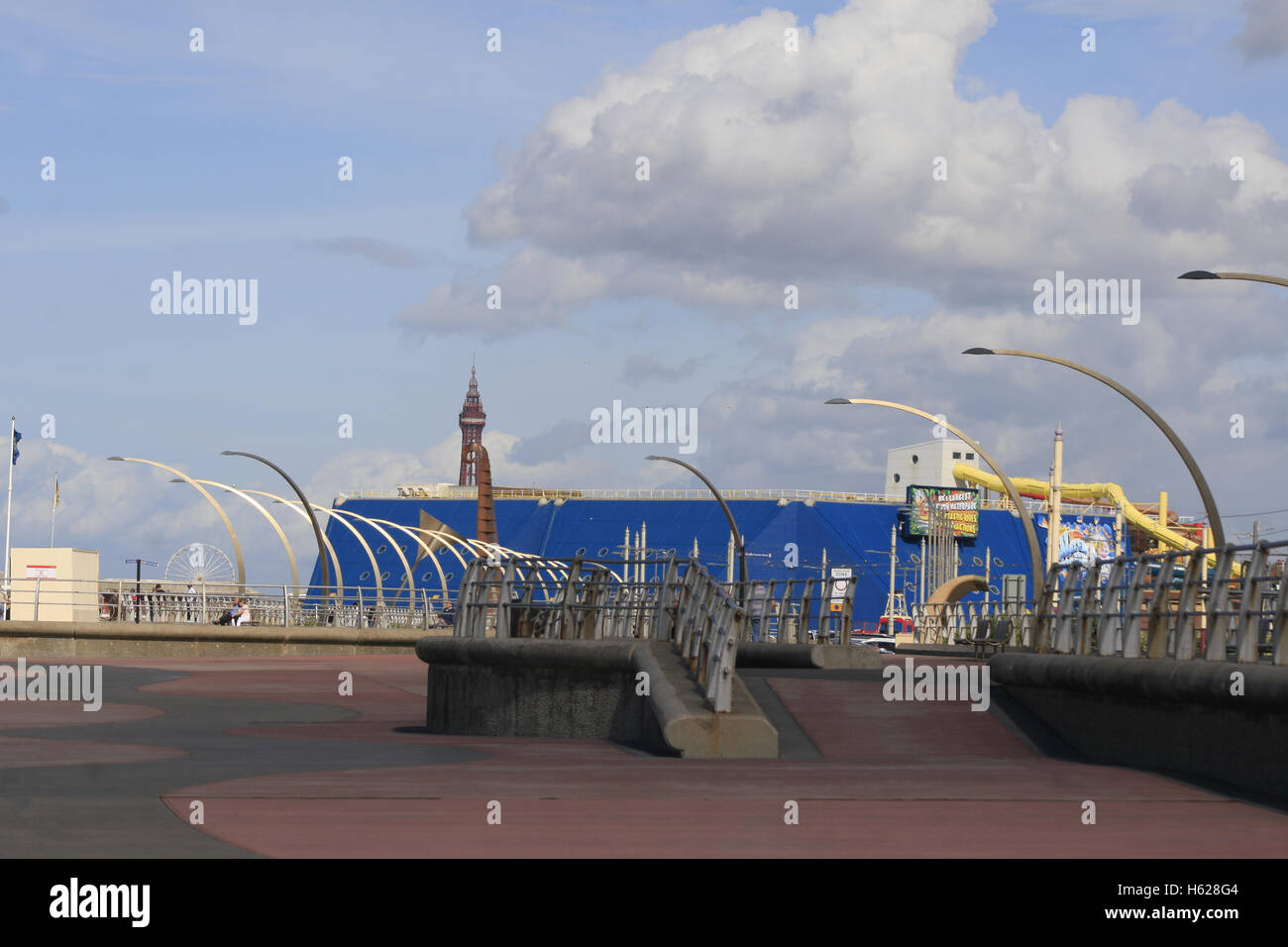 south shore promenade, Blackpool, Lancashire, UK Stock Photo - Alamy