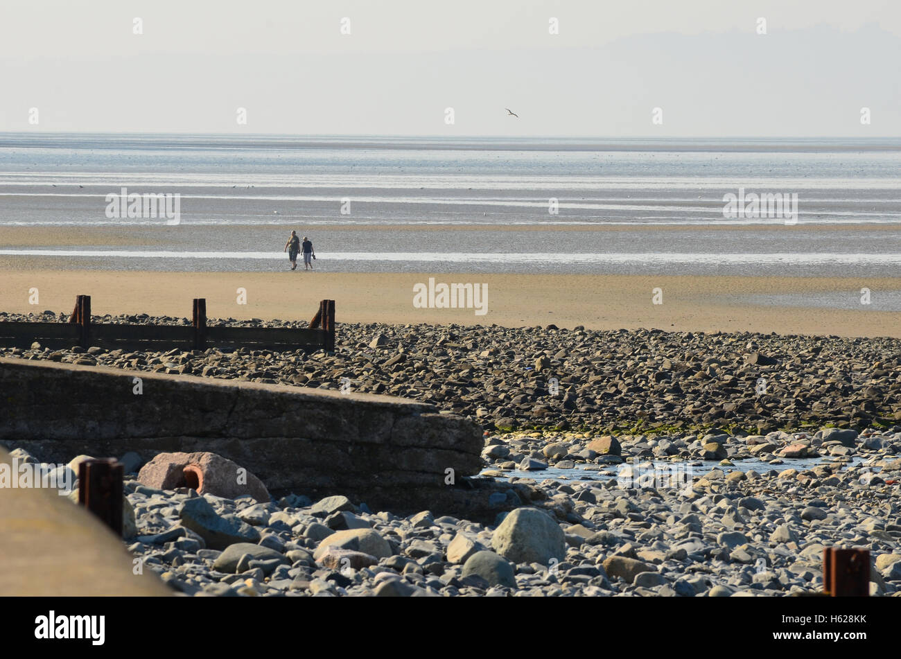 Welsh Coast,Llanfairfechan North Wales Stock Photo - Alamy