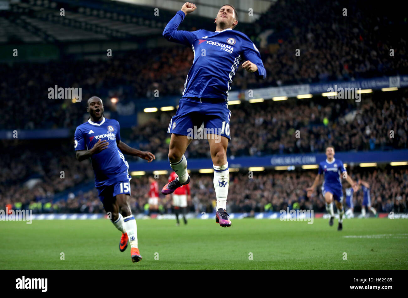 Chelseas eden hazard celebrate scoring hi-res stock photography and ...