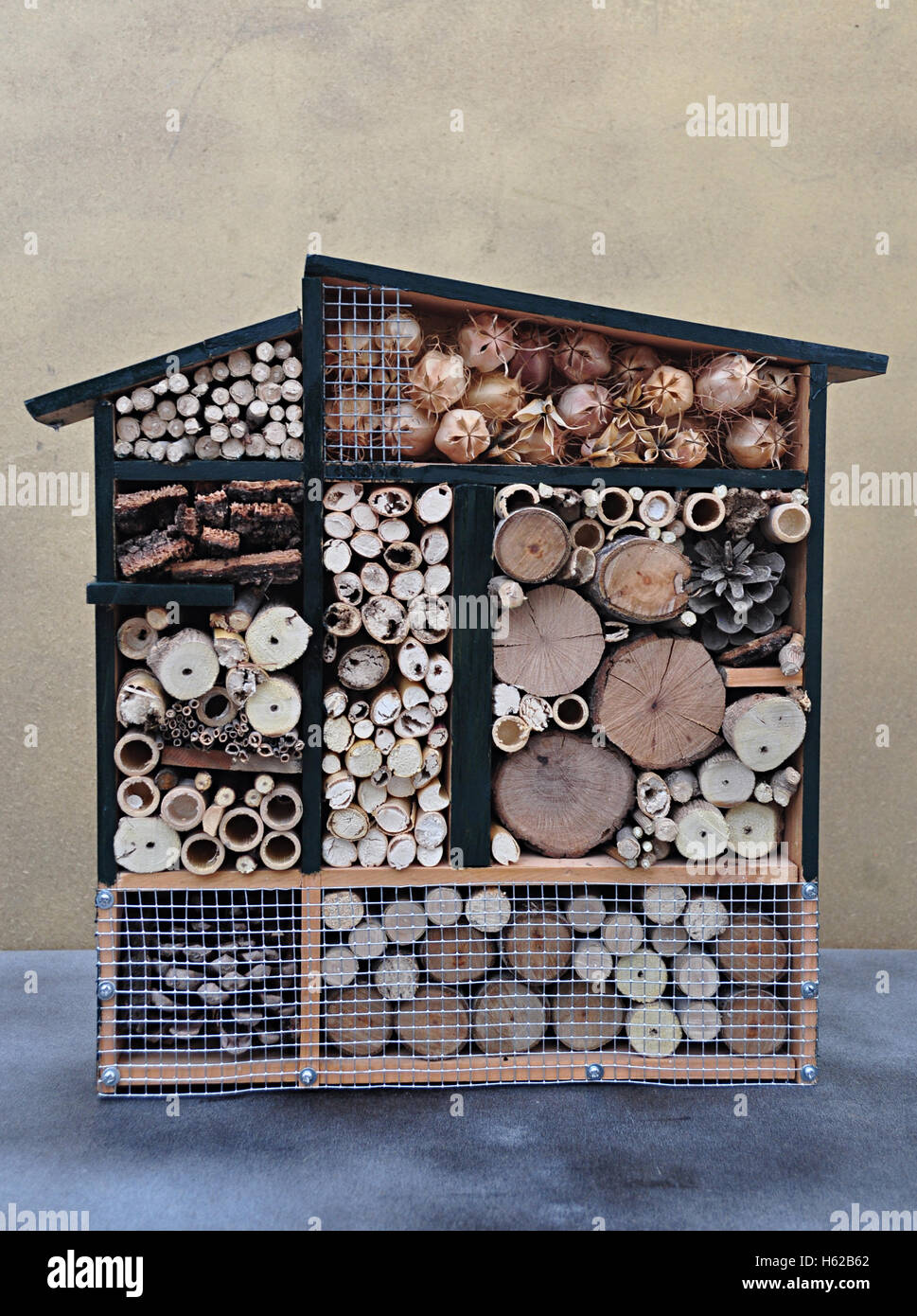 insect house hotel Stock Photo - Alamy
