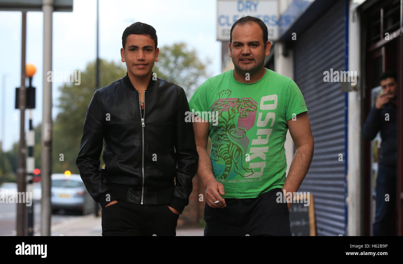 Brothers Asif Khan (right) and Aemal Khan in Hounslow, London, who were ...