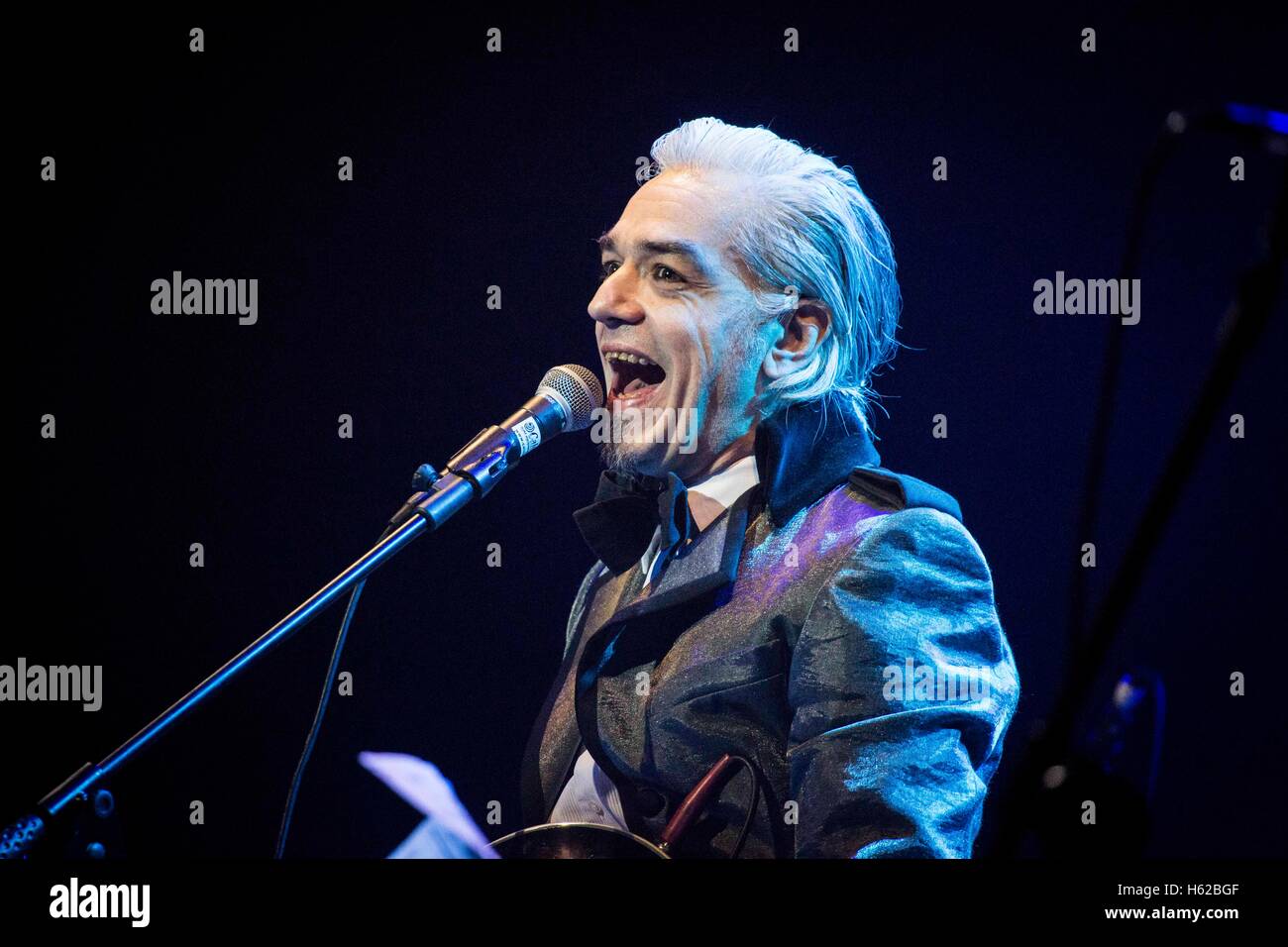 Sanremo, Italy. 22nd Oct, 2016. The Italian singer and song-writer ...